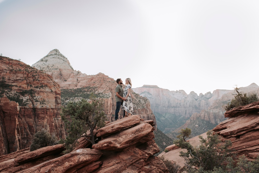 Zion Adventure Session | Molly & Tanner Engagement - Saleina Marie ...